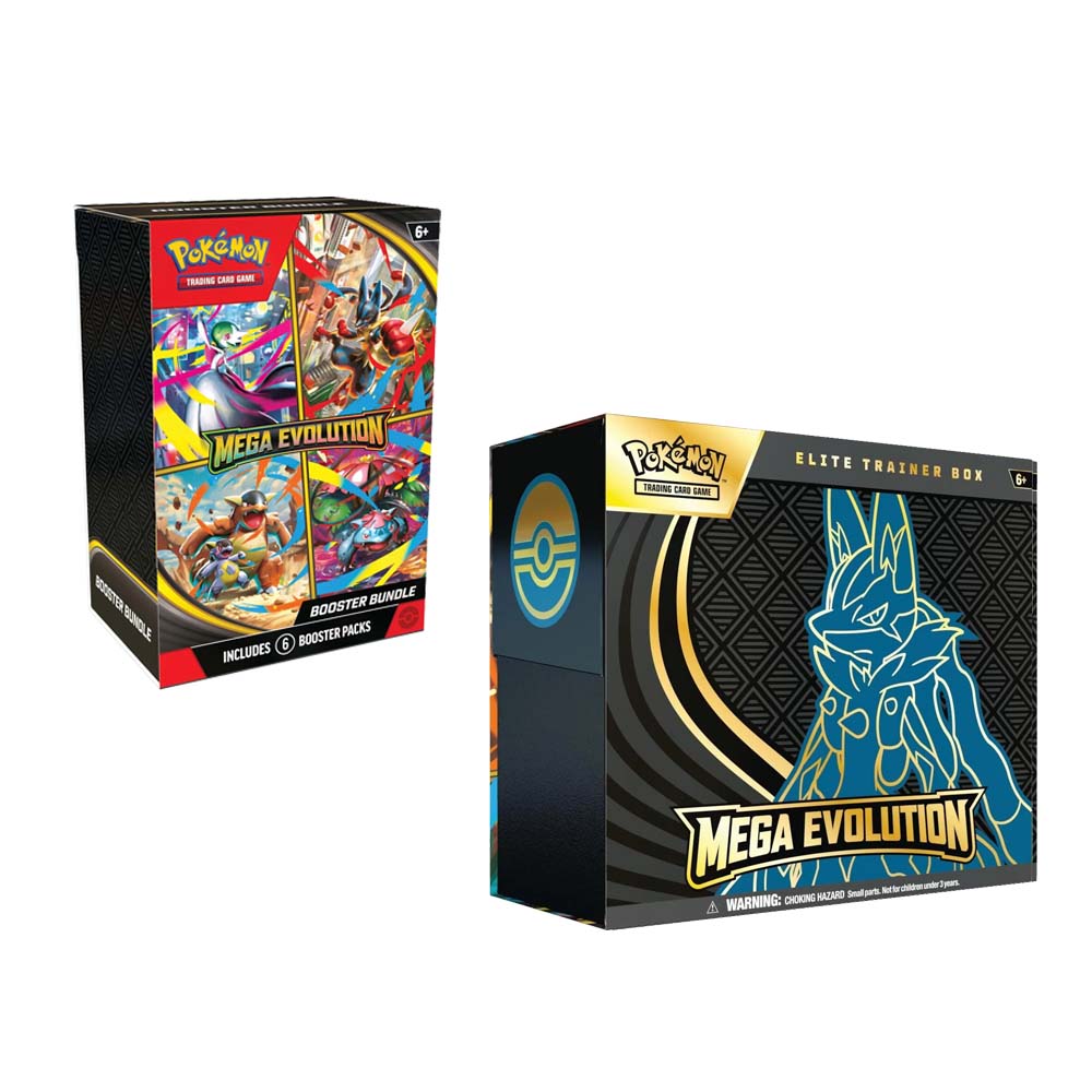 Mega Sunday Bundle 1 - Mega Evolutions Booster Bundle + Mega Lucario ...